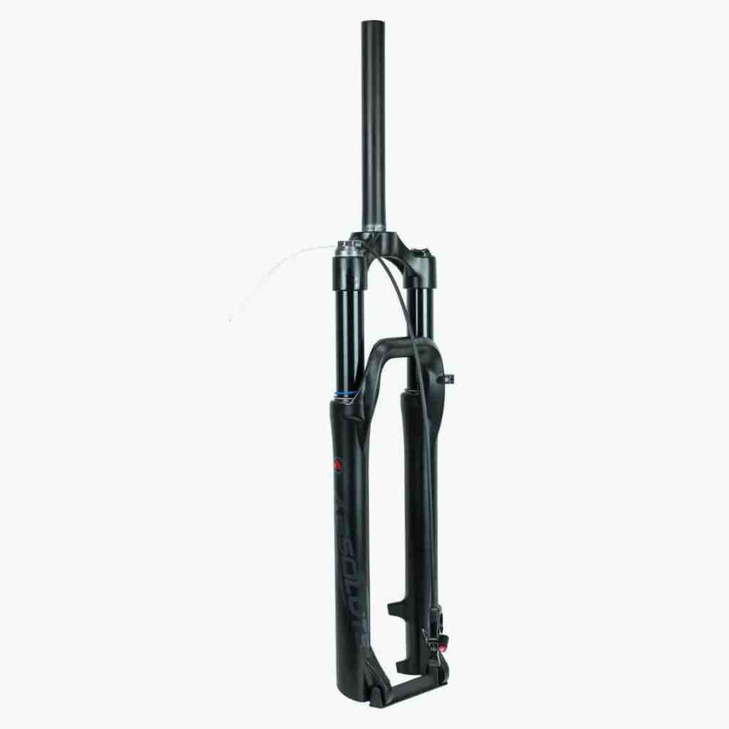 Absolute Prime EX, suspensão com canelas de 34mm e 120mm de curso